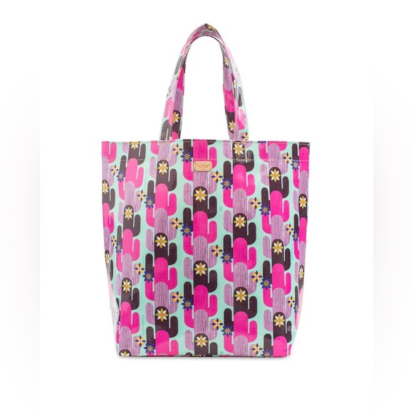 Consuela | Bags | Consuela Buffy Retired Basic Tote Cactus Print Grab N ...
